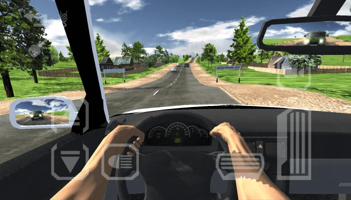 Mobile Car Driving Game on Rough Snowy Asphalt Road Diskroid Voyage 4 ...